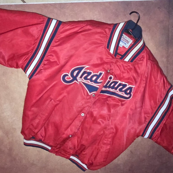 STARTER | Jackets & Coats | Red Indians Satin Jacket | Poshmark